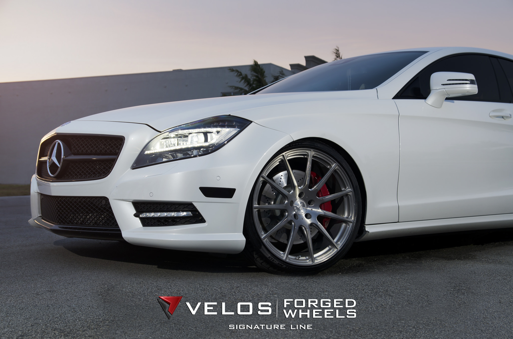 Mercedes CLS 550 on Velos S2 Wheels - Velos Designwerks - Forged Wheels ...
