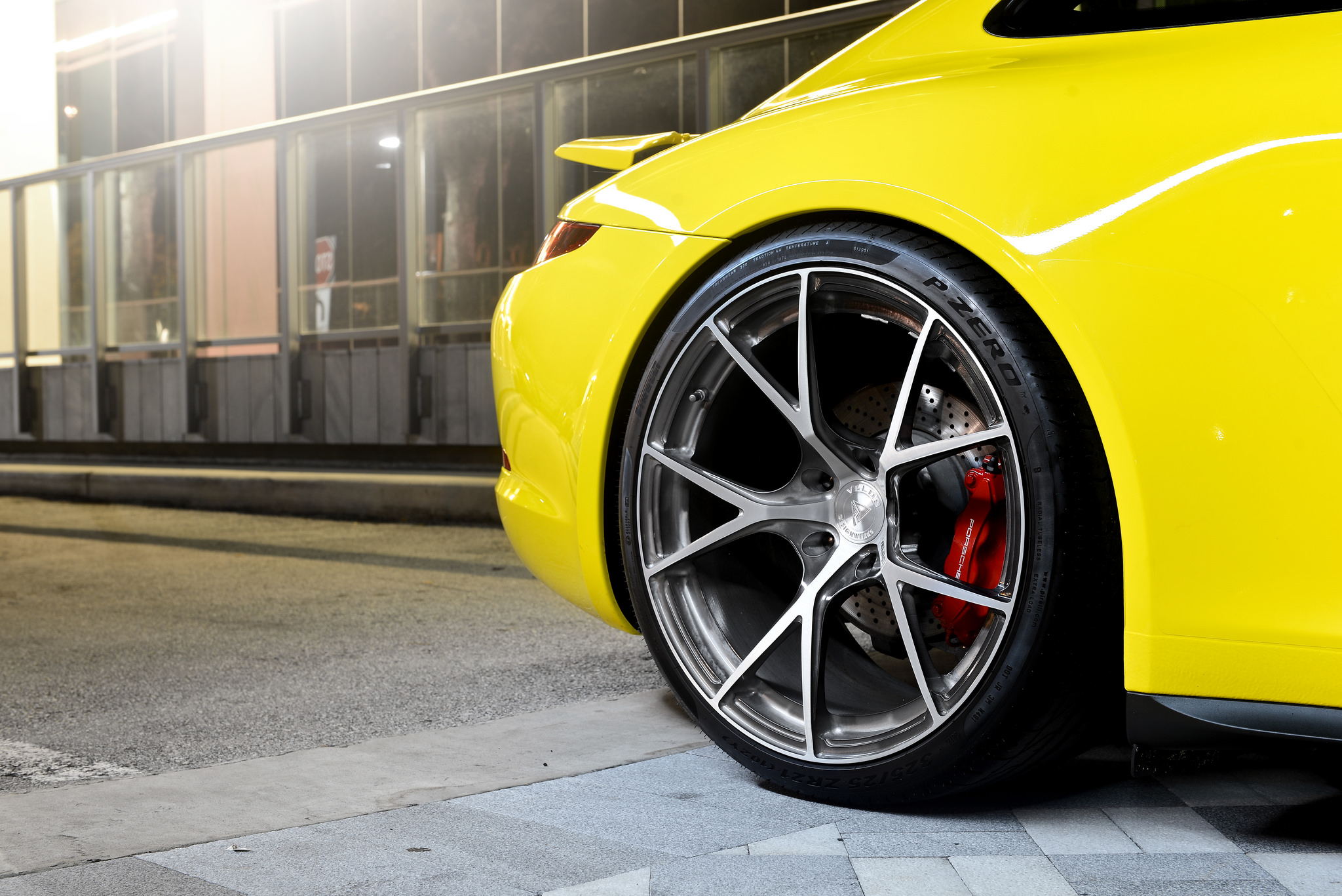 Porsche 991 Carrera 4S on Two Tone Velos S3 Forged Wheels - Velos ...