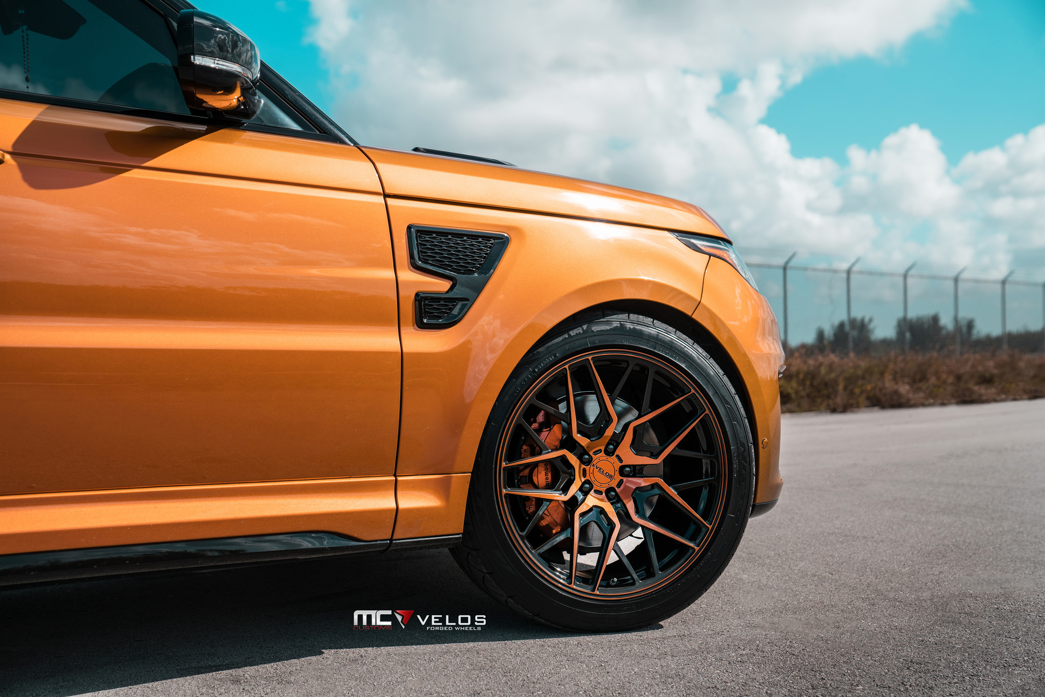 RANGE ROVER SVR BUILD BY MC CUSTOMS ON VELOS VLS07 1 PC FORGED WHEELS ...