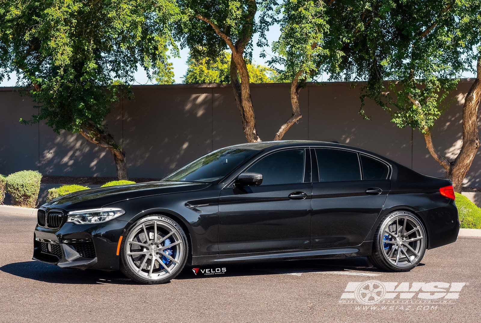 BMW F90 M5 on Velos Solo V 1 pc Forged Wheels - Velos Designwerks