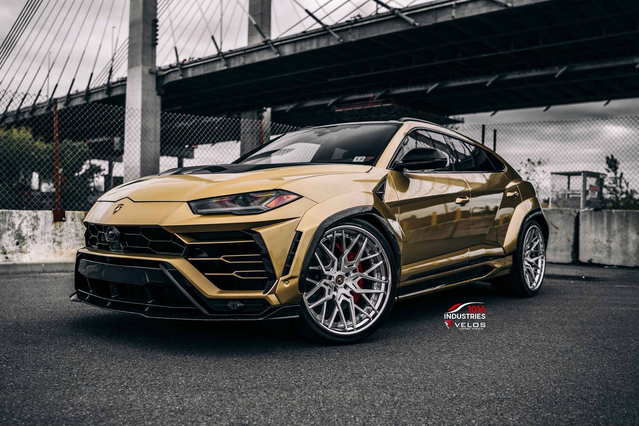 Abushi NYC Widebody Urus on 24" Velos VLS07 3 pc Forged Wheels - Velos ...